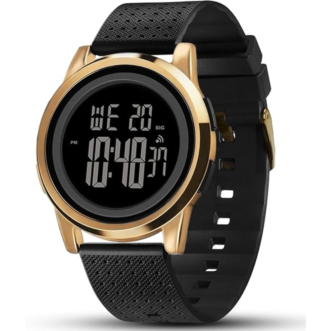 Ultra Thin Digital Sports Watch - Charlie - Mens - All Season – Vela Avenue